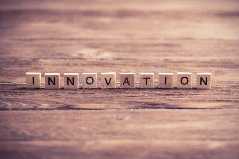 Innovation scrabble word stock photo. Image of innovation - 102928666