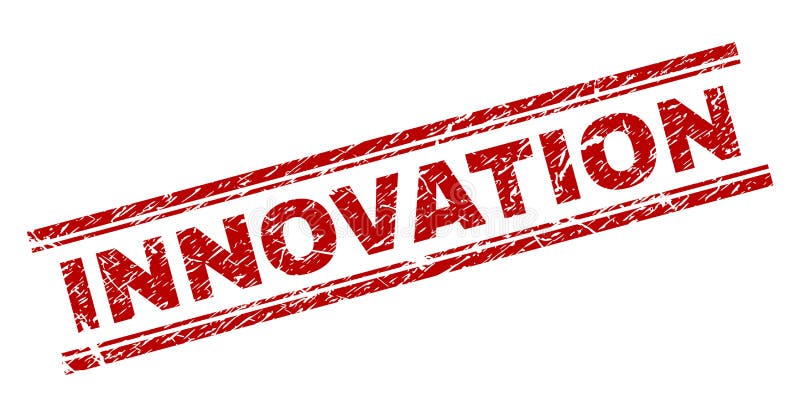 Scratched Textured INNOVATION Stamp Seal Stock Vector - Illustration of ...