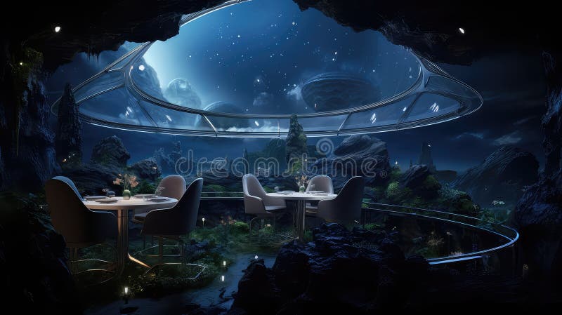Outer Space Restaurant Stock Illustrations – 84 Outer Space Restaurant ...