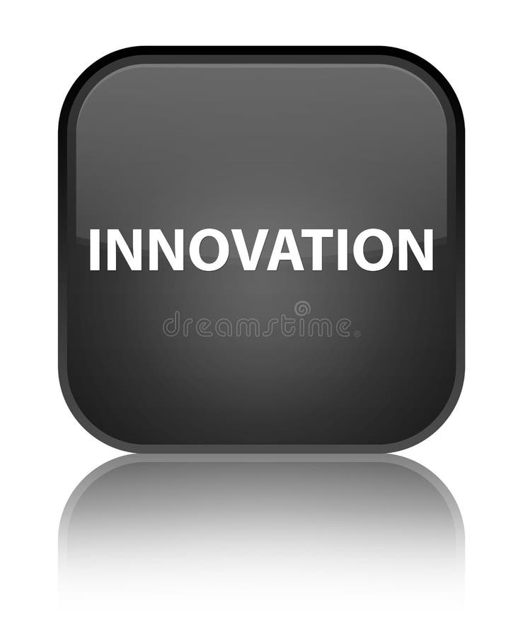 Innovation Special Black Square Button Stock Illustration ...
