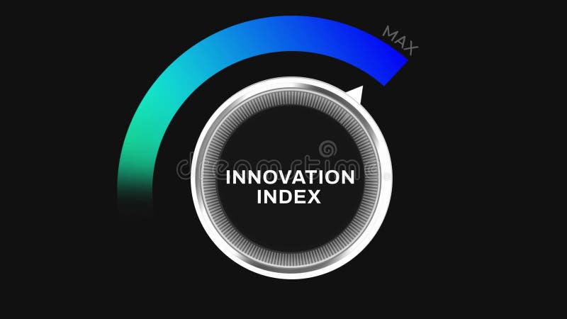 Innovation Speed Increasing in a Blue Color Moving Button and Shape of ...