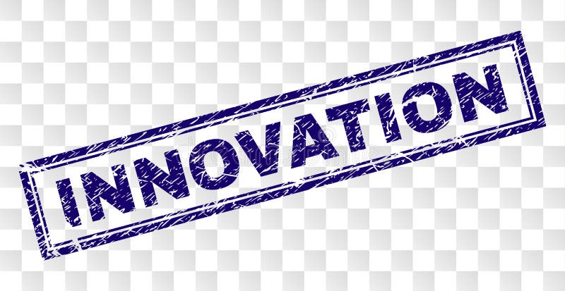 Scratched INNOVATION Rectangle Stamp Stock Vector - Illustration of ...
