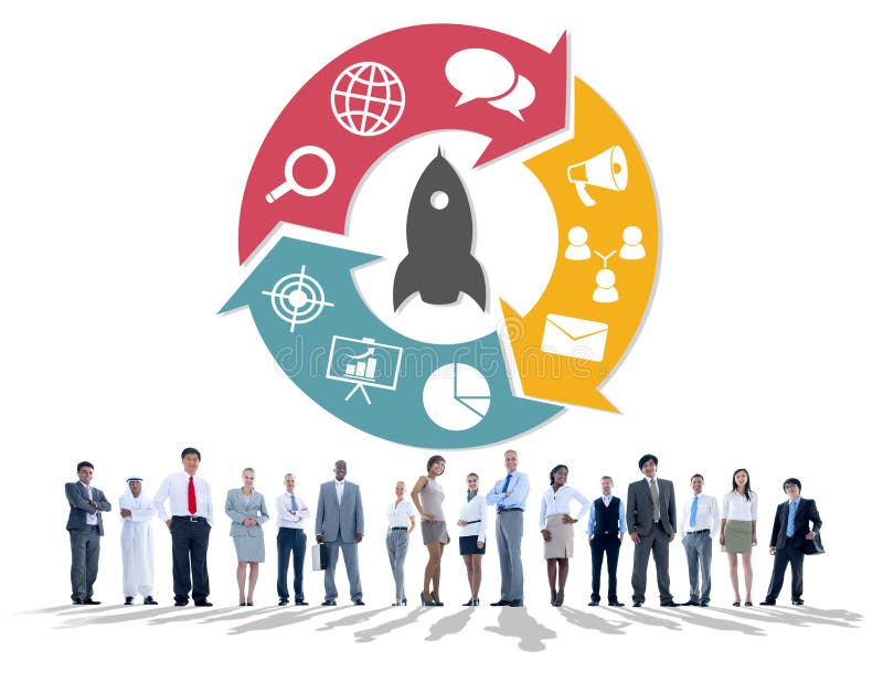 Innovation Start Up Success Growth Concept Stock Illustration ...