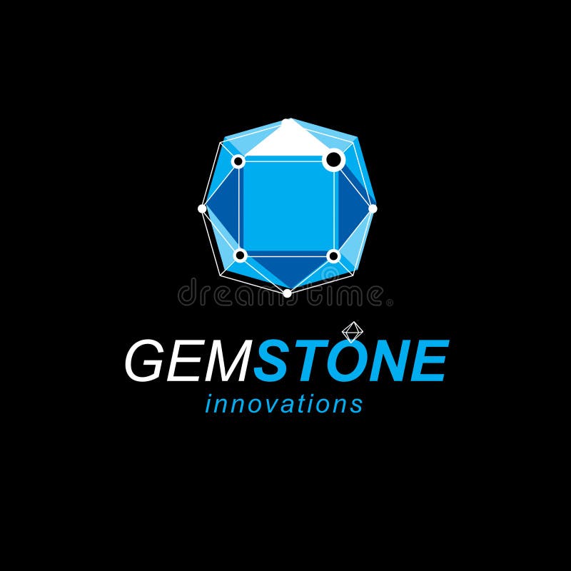 Innovation Technologies Logo. 3D Design, Abstract Vector Faceted Stock ...