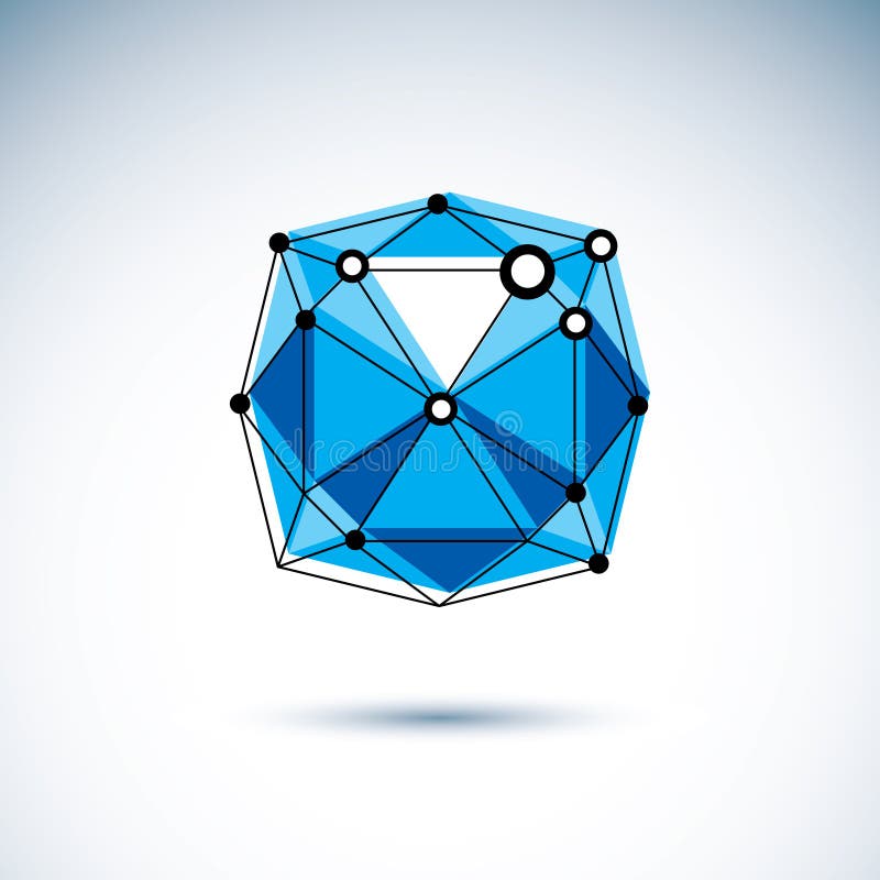 Innovation Technologies Symbol. Vector Abstract 3d Geometric Shape ...