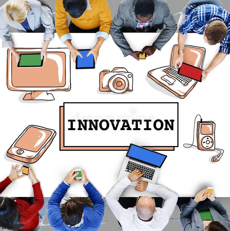 Innovation Technology Be Creative Futuristic Concept Stock Photo ...