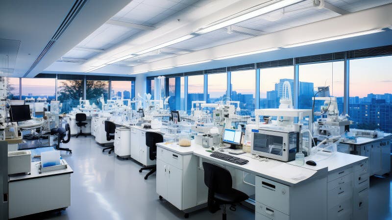 Innovation Technology Buildings Stock Illustration - Illustration of ...