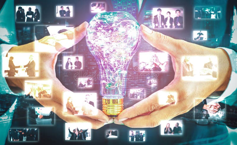 Innovation Technology for Business Finance Concept Stock Image - Image ...