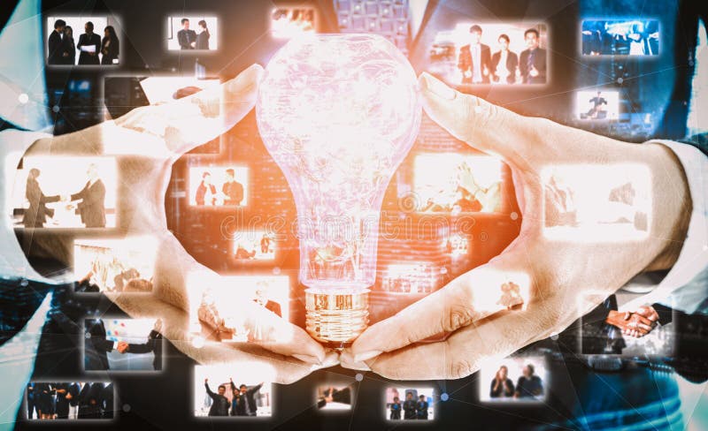 Innovation Technology for Business Finance Concept Stock Image - Image ...