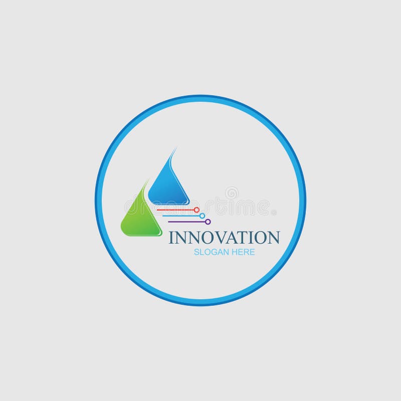 Innovation and Technology Company Abstract Vector Logo Template Stock ...