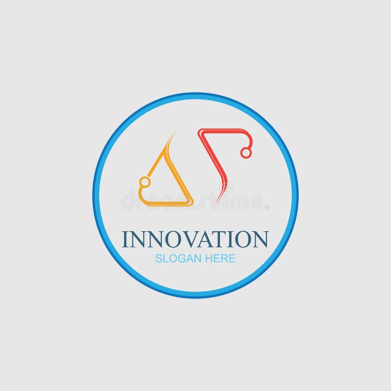 Innovation and Technology Company Abstract Vector Logo Template Stock ...