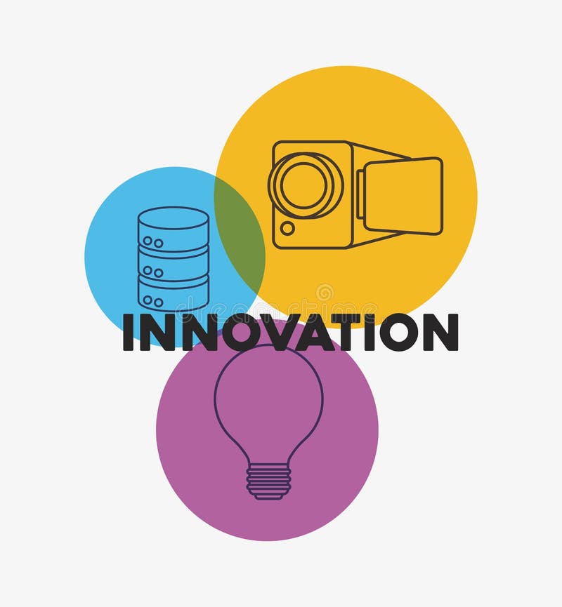 Innovation and Technology Design Stock Vector - Illustration of data ...