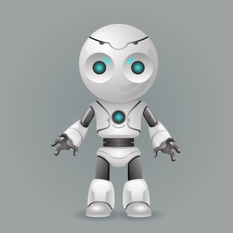 Innovation Technology Science Fiction Future Cute Little 3d Robot ...