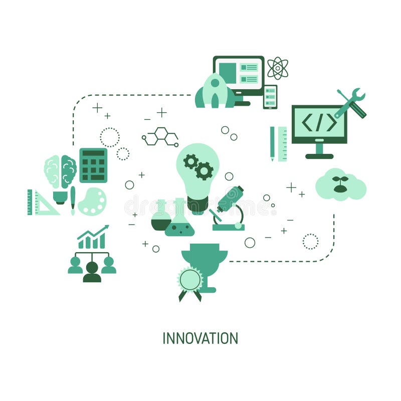 Innovation vector concept stock vector. Illustration of marketing ...