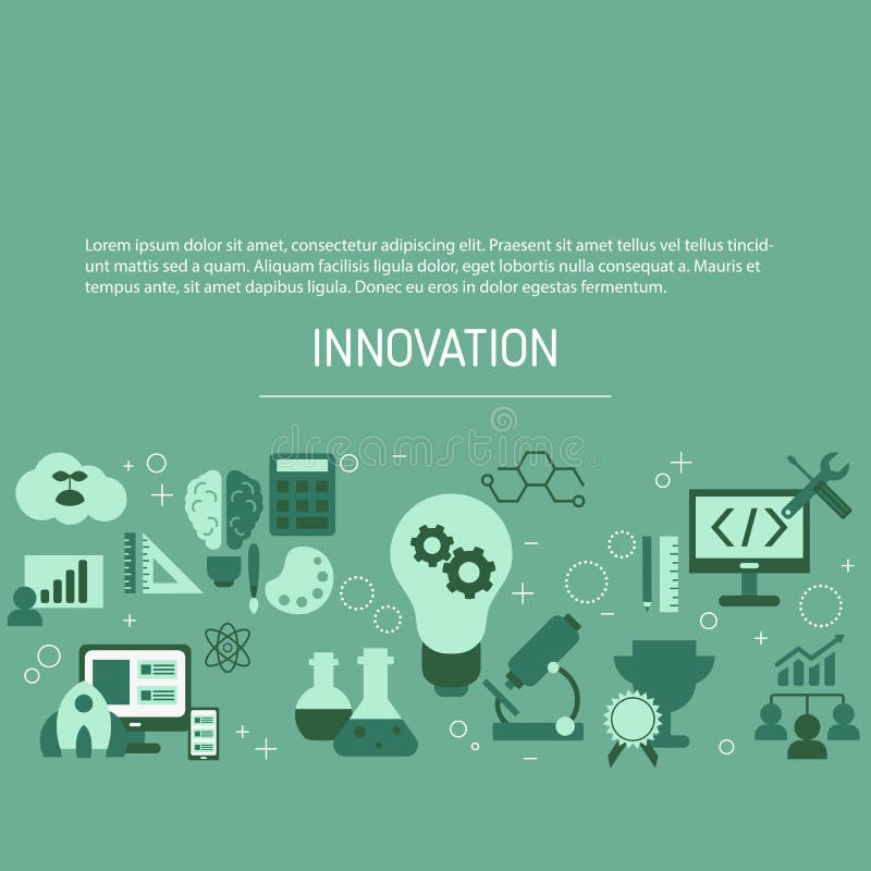 Innovation vector concept stock vector. Illustration of abstract ...
