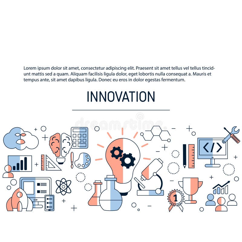 Innovation vector concept stock vector. Illustration of abstract ...