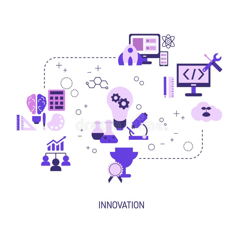 Innovation vector concept stock vector. Illustration of banner - 162920970