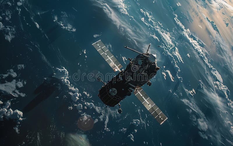 Innovations in Earth Observation Technology -Generative Ai Stock Photo ...