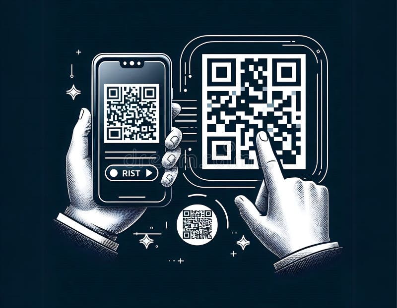 Innovations in QR Code Technology Stock Photo - Image of events ...