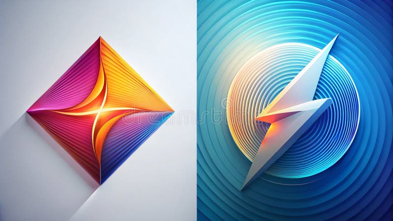 Innovative Abstract Business Logo Design Concept a Modern Visual ...