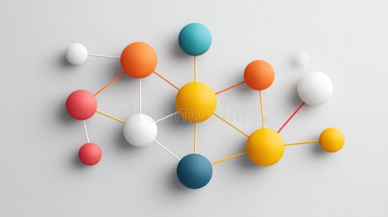 Innovative Abstract Visual Concept for Collaborative Impact Chart Icon ...