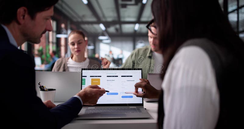 Innovative African American UI Designer Leads Diverse Development Stock Photo - Image of ...