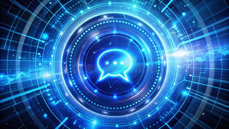 Innovative AI Chatbot Logo a Futuristic Visual Representation of ...