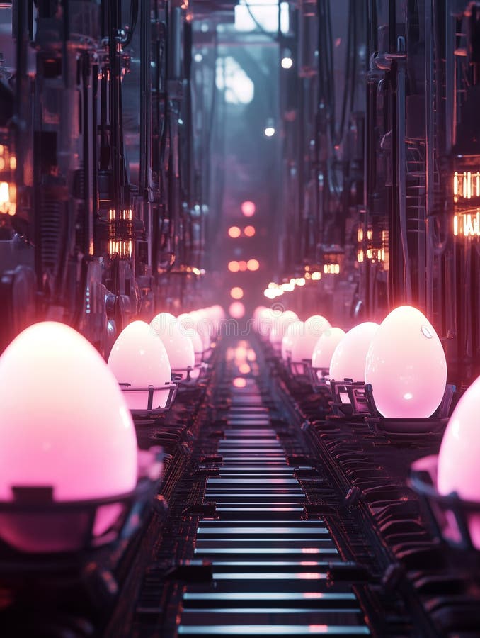 Innovative AI Driven Easter Egg Farm Featuring Automated Production in ...