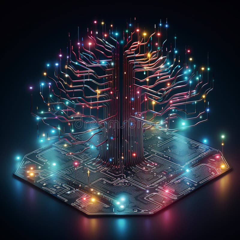 Innovative AI-Generated Christmas Tree from a Circuit Board Design ...