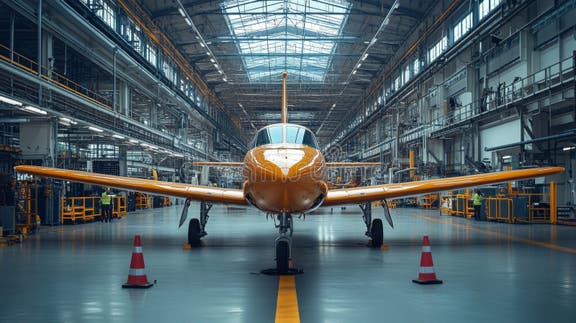 Innovative Aircraft Construction Process in a Modern Aerospace Facility ...