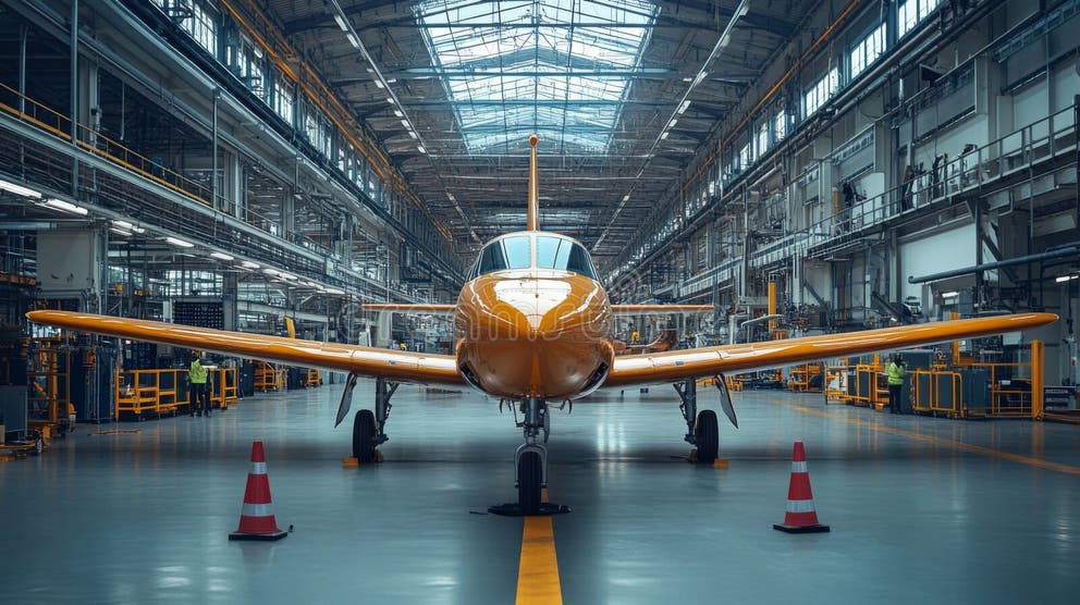 Innovative Aircraft Construction Process in a Modern Aerospace Facility ...