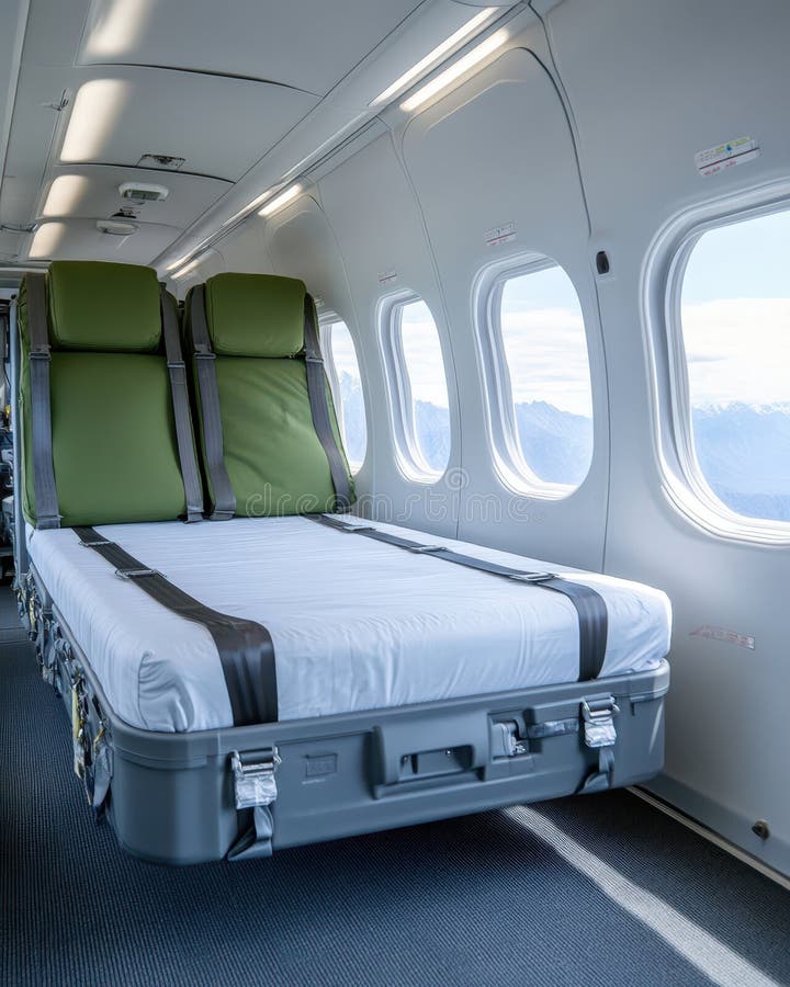 Innovative Airplane Design Featuring a Convertible Bed for in-Flight ...
