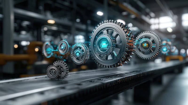 Innovative Animated Value Chain Concept Demonstrating Interconnected ...