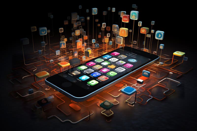 Innovative App Development Process Stock Photo - Image of digital ...