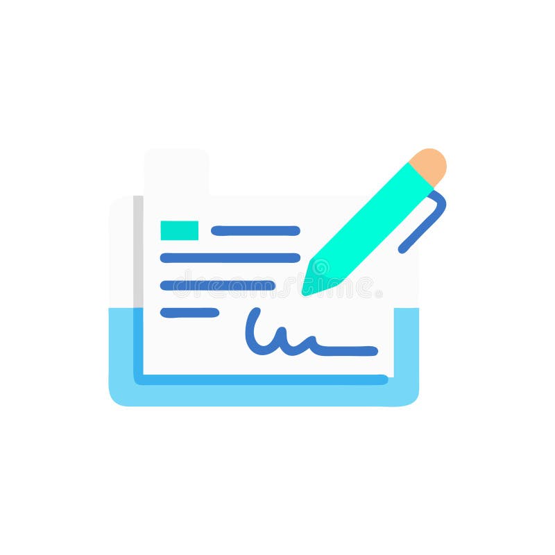 Innovative Applications of Digital Signatures Stock Photo ...