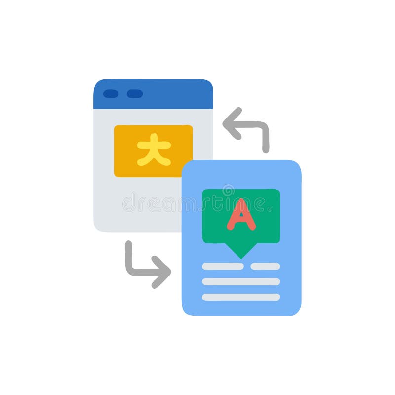 Innovative Applications of Machine Translation Stock Photo ...