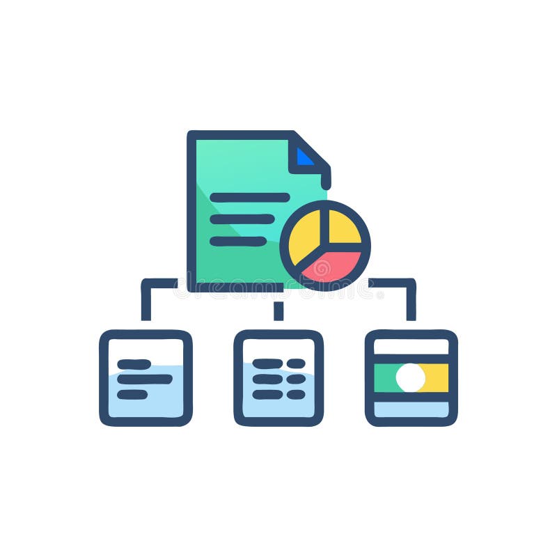 Master of the data stream stock illustration. Illustration of pink ...