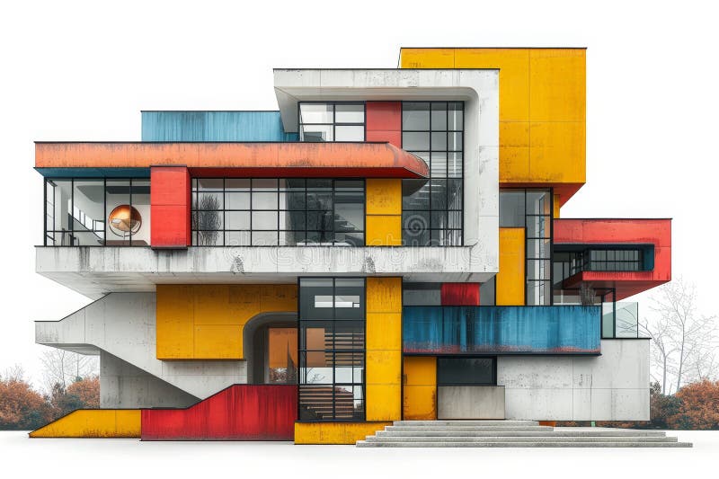 Innovative Architectural Design of a Modern Building with Bold ...