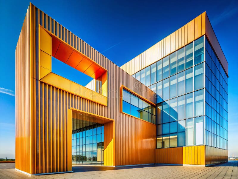 Innovative Architectural Design a Modern Building Shaped Like the ...