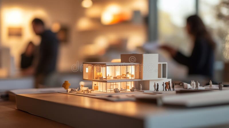 Innovative Architectural Model Showcases Modern Design Concepts for ...