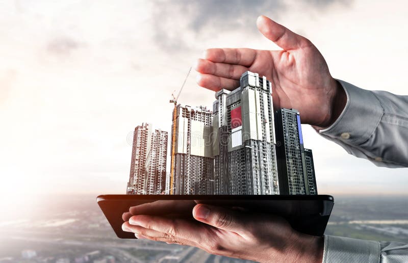 Innovative Architecture and Civil Engineering Plan Stock Image - Image ...