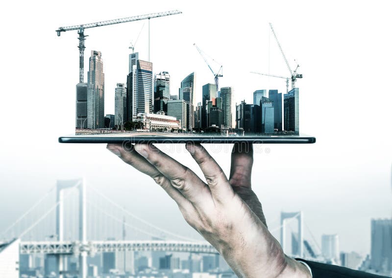 Innovative Architecture and Civil Engineering Plan Stock Photo - Image ...