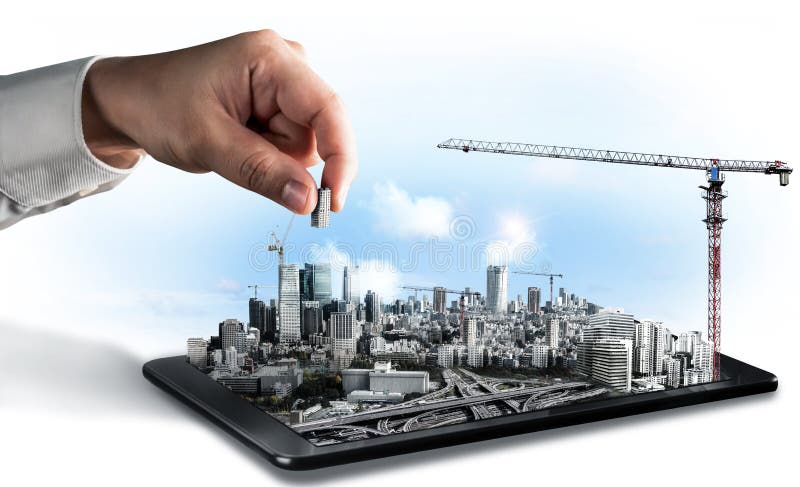 Innovative Architecture and Civil Engineering Plan Stock Photo - Image ...