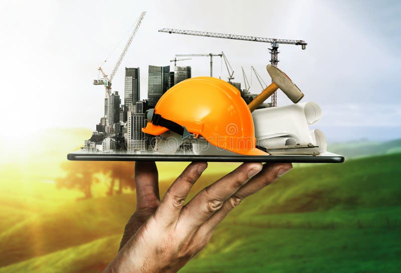 Innovative Architecture and Civil Engineering Plan Stock Image - Image ...