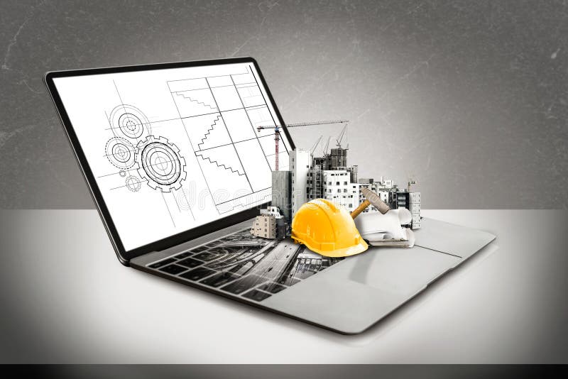 Innovative Architecture and Civil Engineering Plan Stock Photo - Image ...