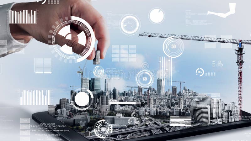 Innovative Architecture and Civil Engineering Plan Stock Photo - Image ...