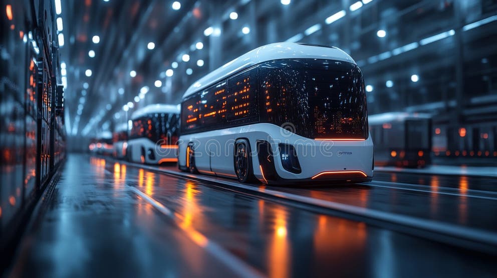 Innovative Autonomous Vehicles Navigating a High Tech Logistics ...
