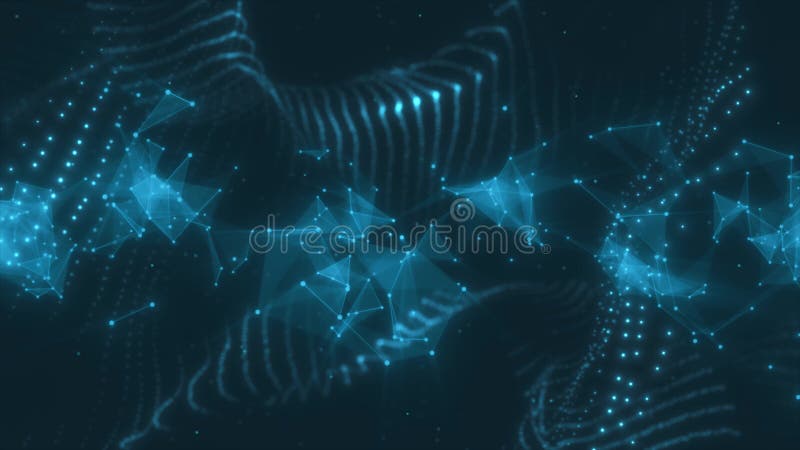 Innovative Background of Elements and Particles Stock Video - Video of ...