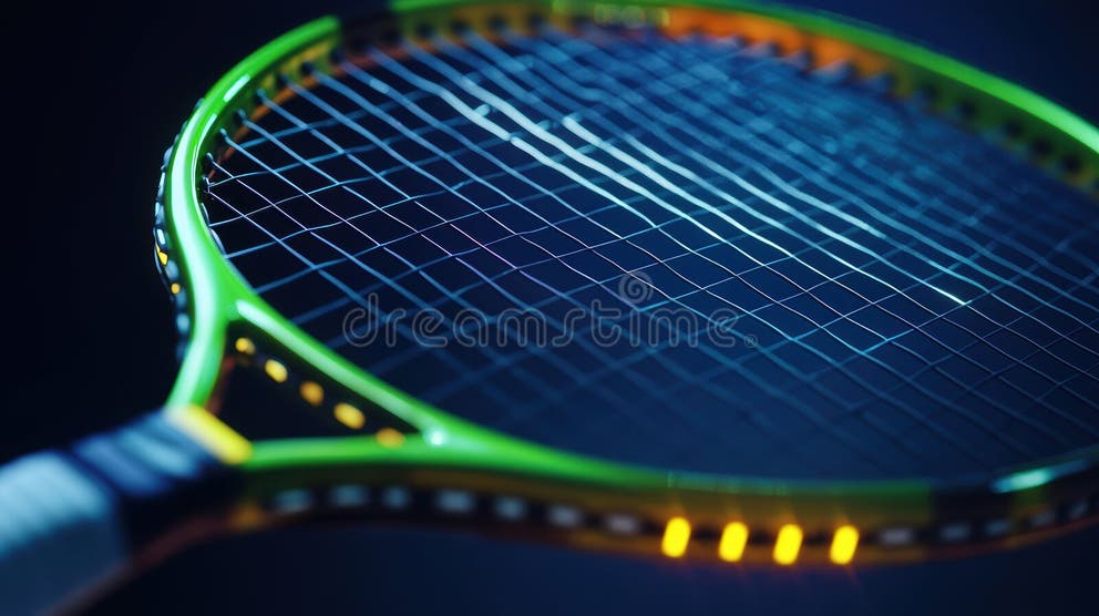Innovative Badminton Racket Design Showcasing LED Display Technology ...