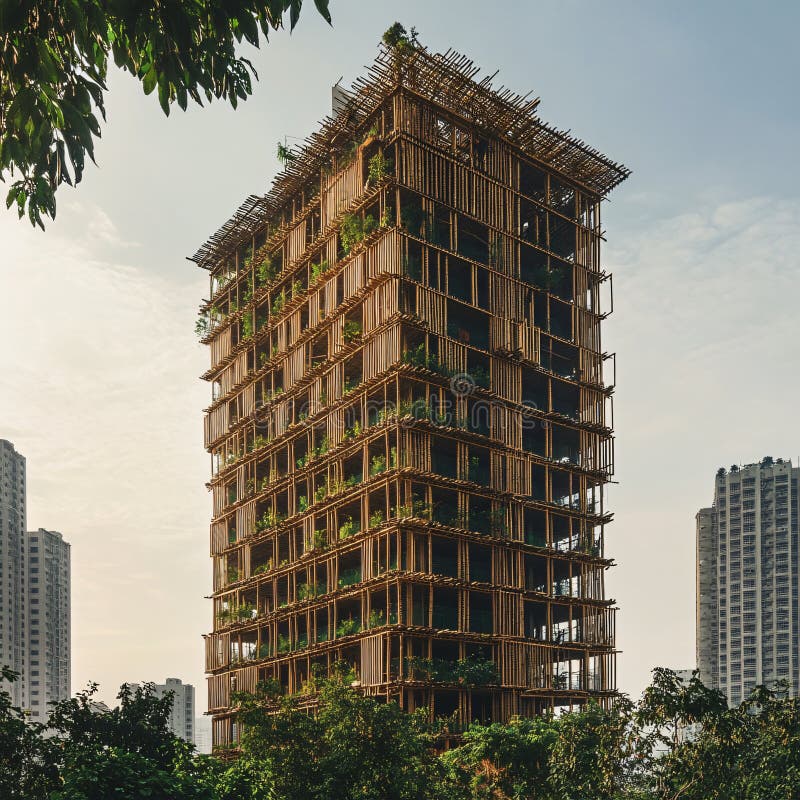 Innovative Bamboo Skyscraper Construction Revolutionizes Urban ...